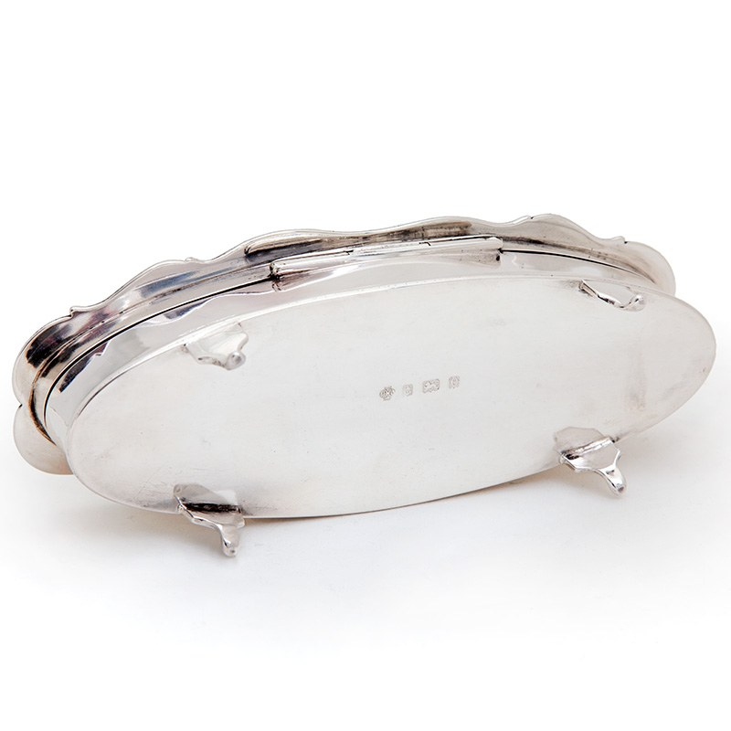 Silver Cigar Cutter with a Polished Steel Blade (1982)